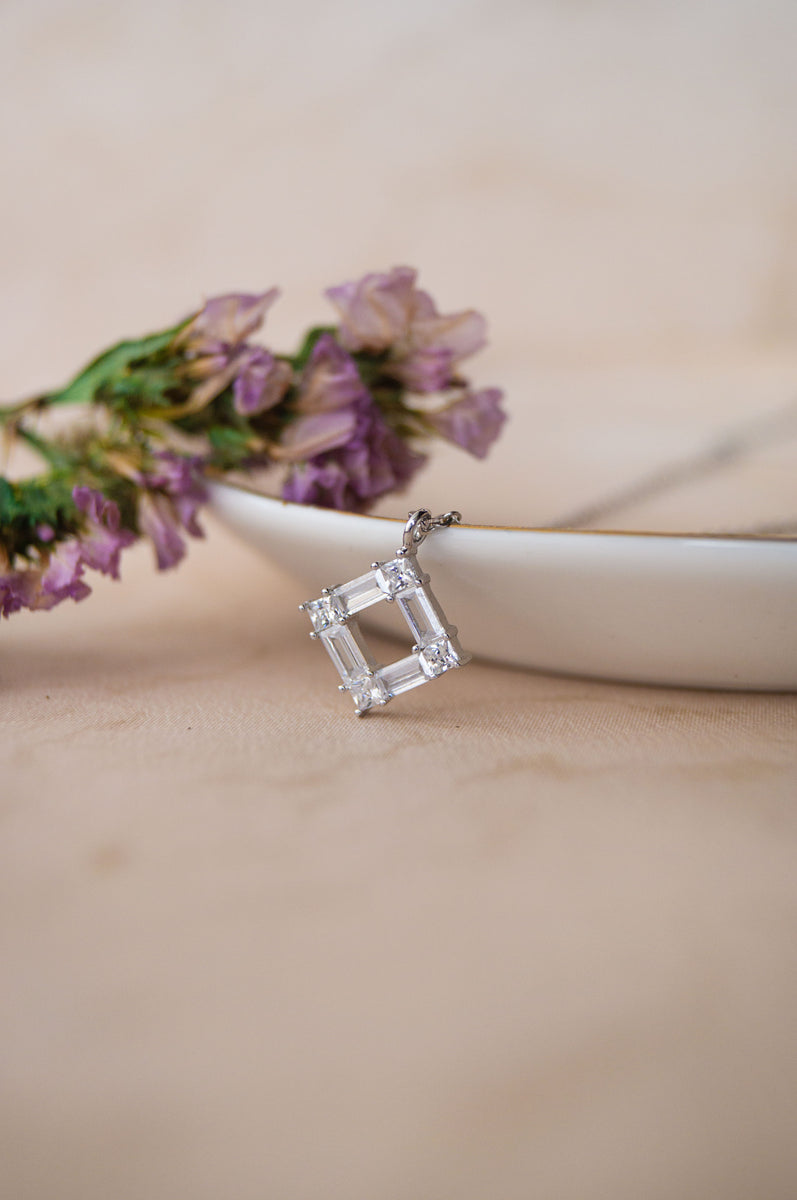 Sqaure Connect Sterling Silver Chain Necklace | 925 Silver Jewelry by ...